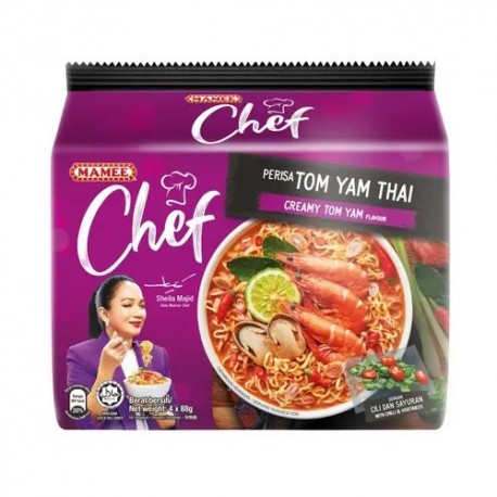 Buy Mamee Chef Instant Noodles Creamy Tom Yam Online at Pantry Express ...