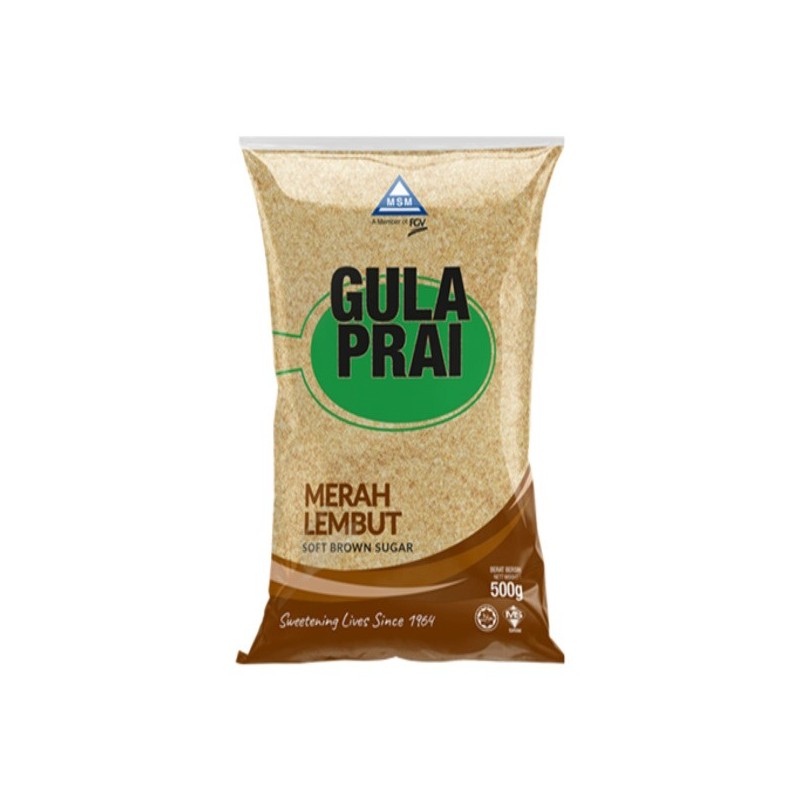 Gula Prai Soft Brown Sugar 500g