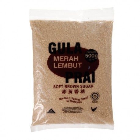 Gula Prai Soft Brown Sugar 500g